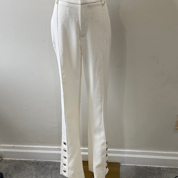Aqua | Pants & Jumpsuits | Nwt Aqua White Womens Trousers With Side ...